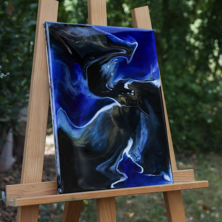 Tableaux résine époxy et acrylique | Katia Besnard